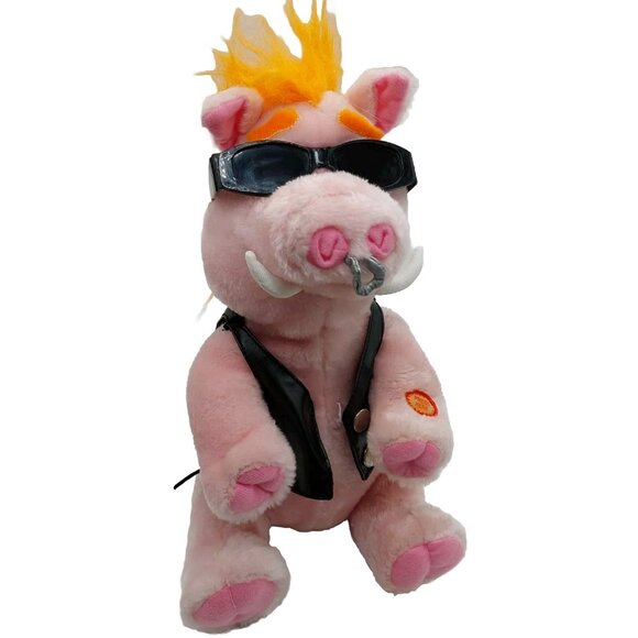 pbc International Inc | Toys | Wags N Kisses Pork Chopper Plush Hog ...